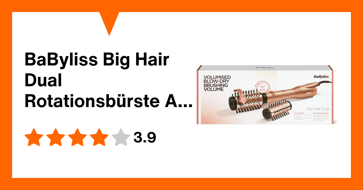 BaByliss Big Hair Dual Rotationsbürste AS952CHE | Migros Migipedia
