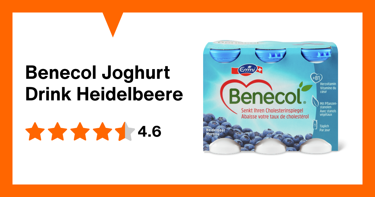 Benecol Joghurt Drink Heidelbeere | Migros Migipedia