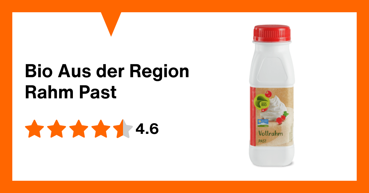 Bio Aus der Region Rahm Past | Migros Migipedia