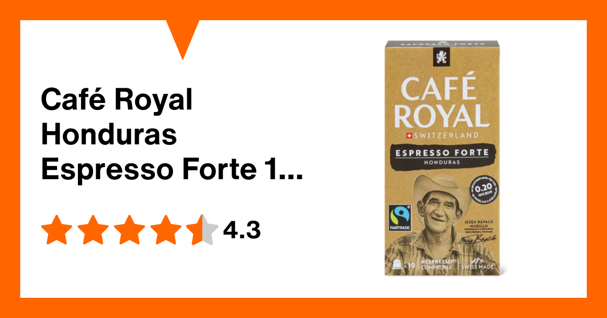 Café Royal Honduras Espresso Forte 10 Kapseln | Migros Migipedia