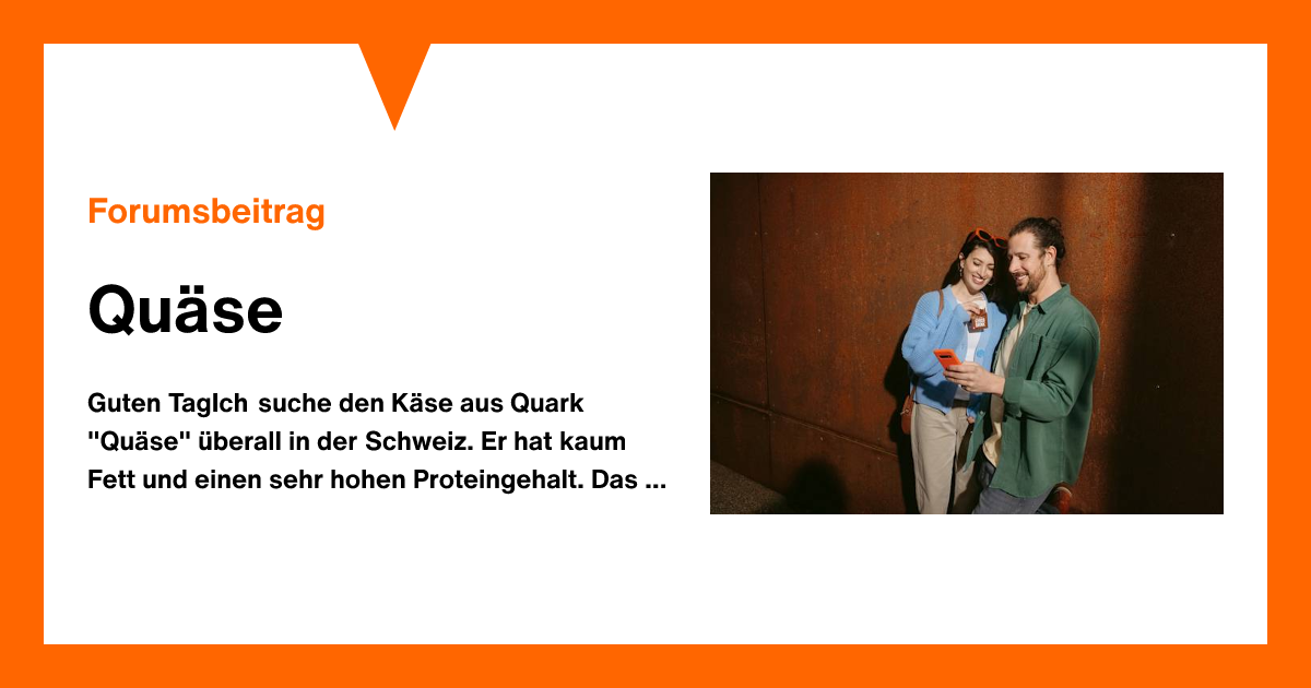 Quäse | Allgemein | Forum | Migros Migipedia