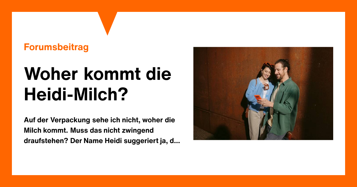 Woher kommt die Heidi-Milch? | Produkte | Forum | Migros Migipedia