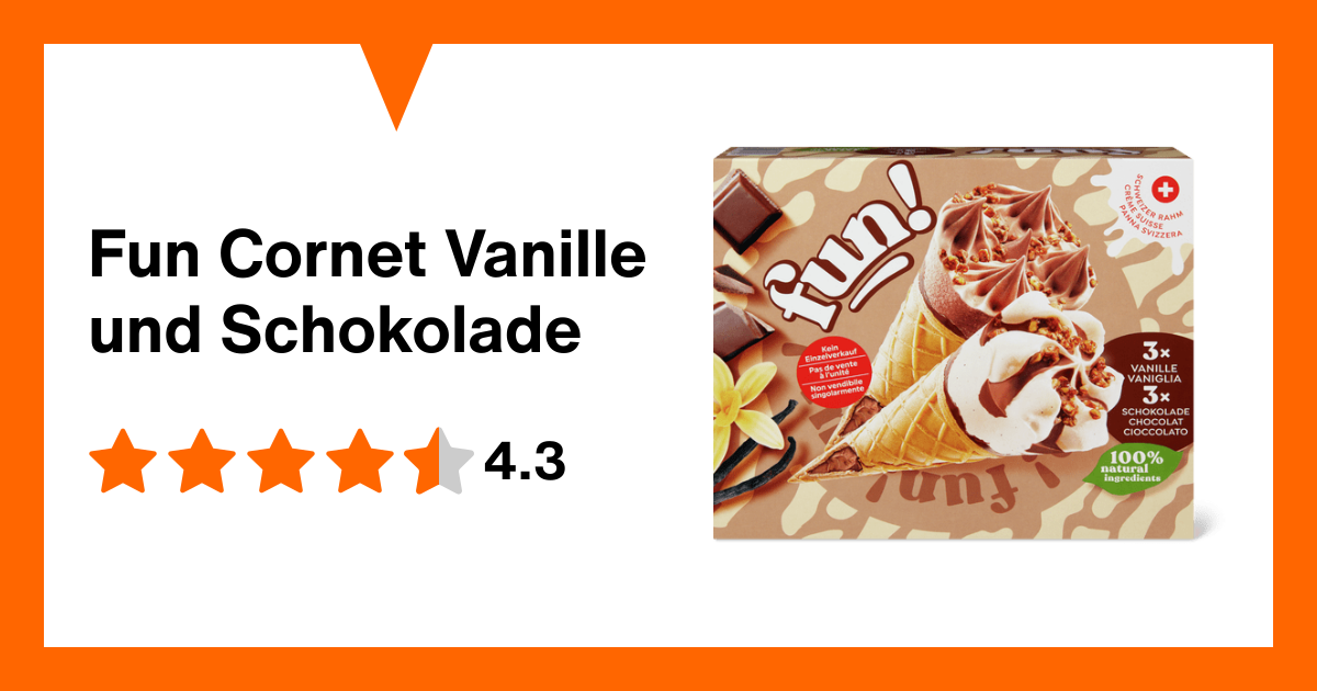 Fun Cornet Vanille und Schokolade | Migros Migipedia