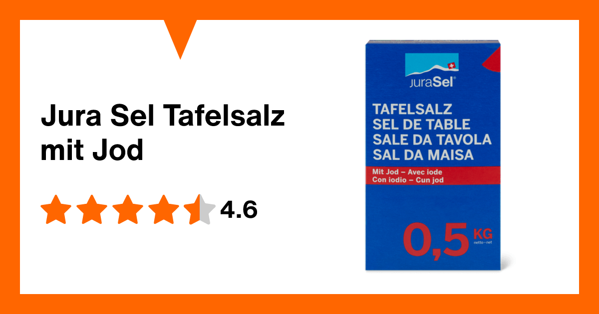 Jura Sel Tafelsalz mit Jod | Migros Migipedia