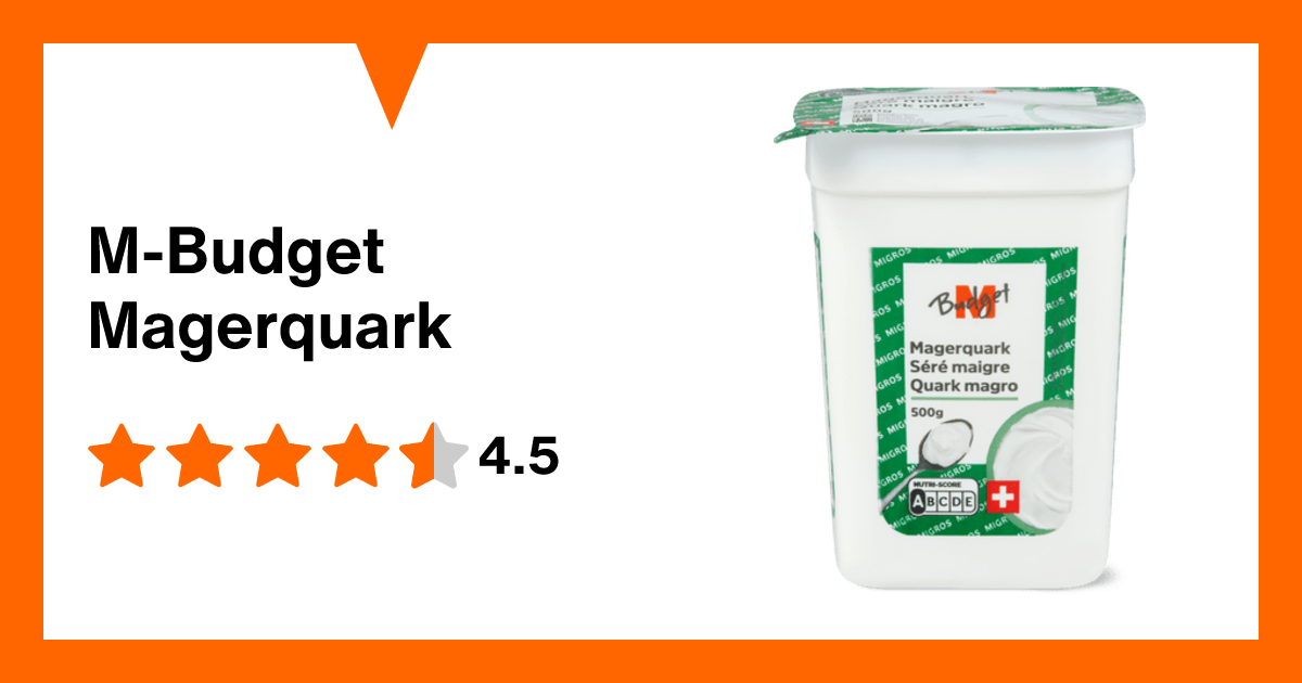 M-Budget Magerquark | Migros Migipedia