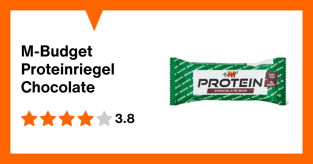 M-Budget Proteinriegel Chocolate | Migros Migipedia