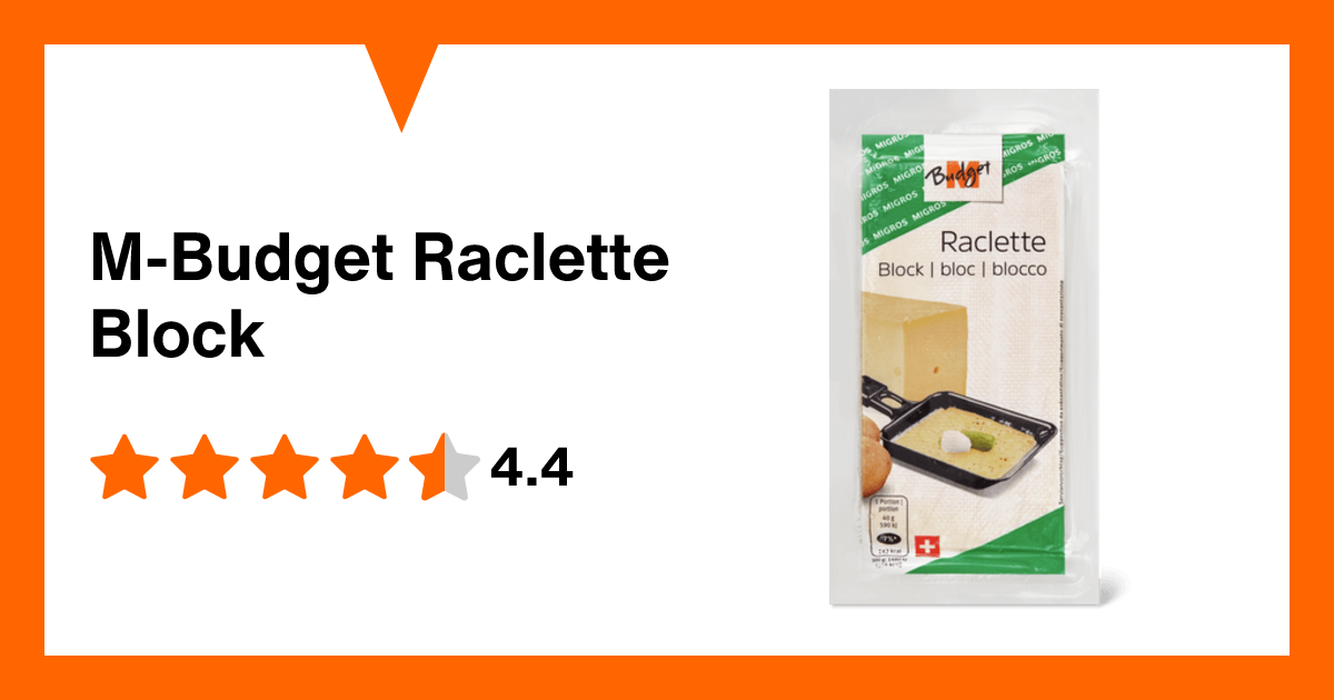 M-Budget Raclette Block | Migros Migipedia