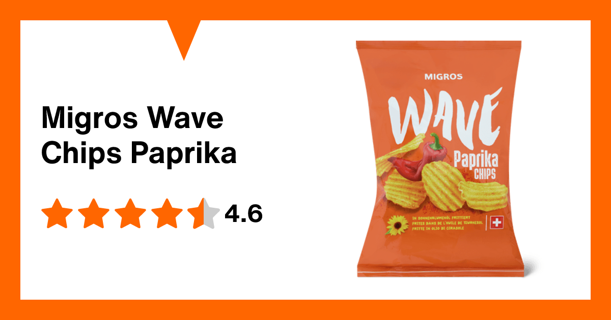 M-Budget Wave Chips Paprika | Migros Migipedia