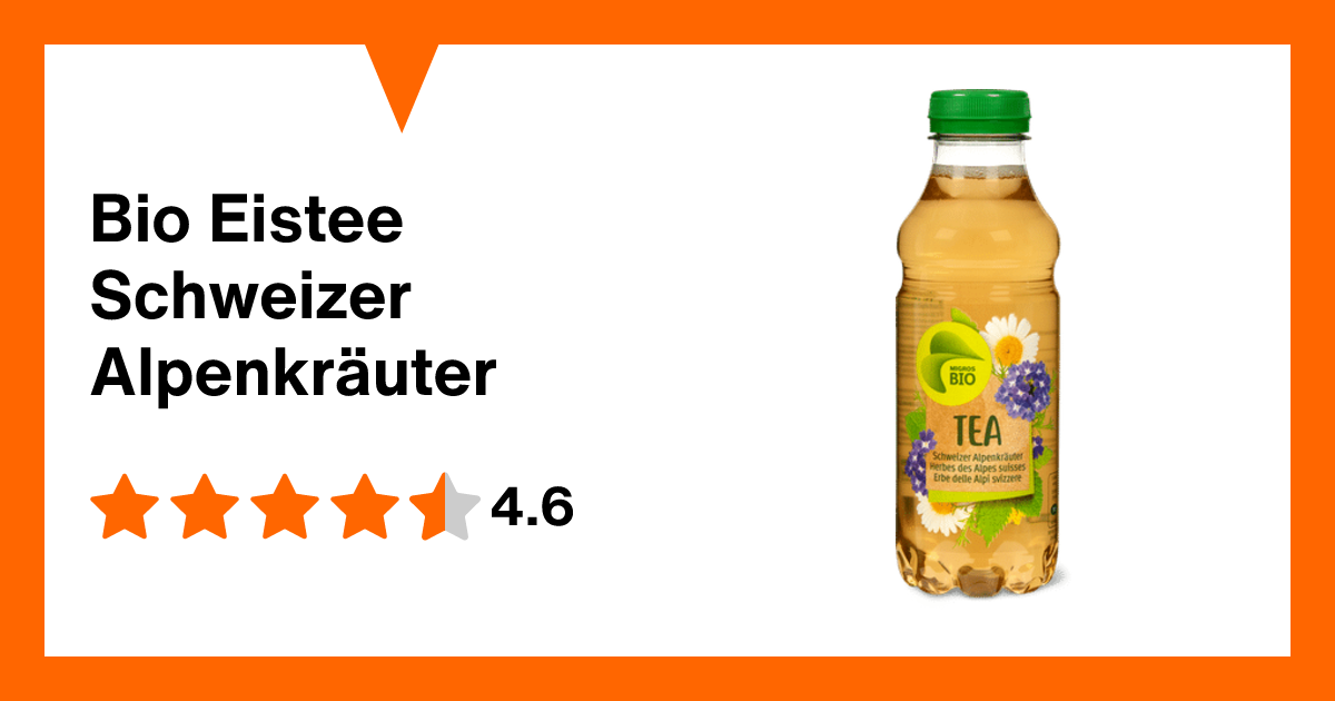 Migros Bio Ice Tea Alpenkräuter | Migros Migipedia
