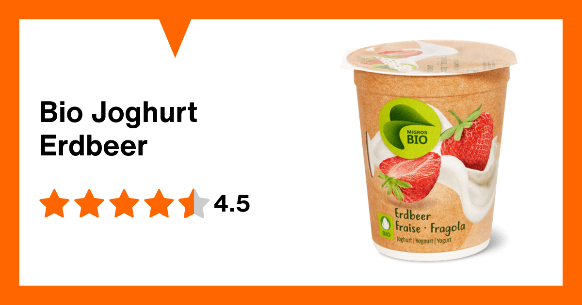 Migros Bio Joghurt Erdbeer | Migros Migipedia