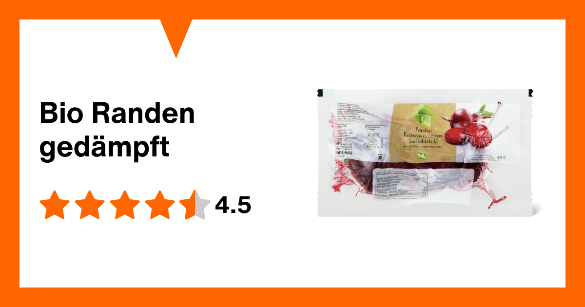 Migros Bio Randen gedämpft | Migros Migipedia