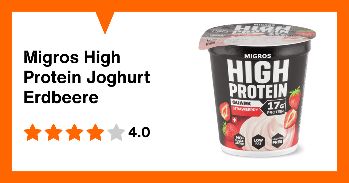 Migros High Protein Joghurt Erdbeere | Migros Migipedia