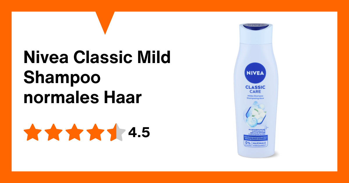 Nivea Classic Mild Shampoo normales Haar | Migros Migipedia