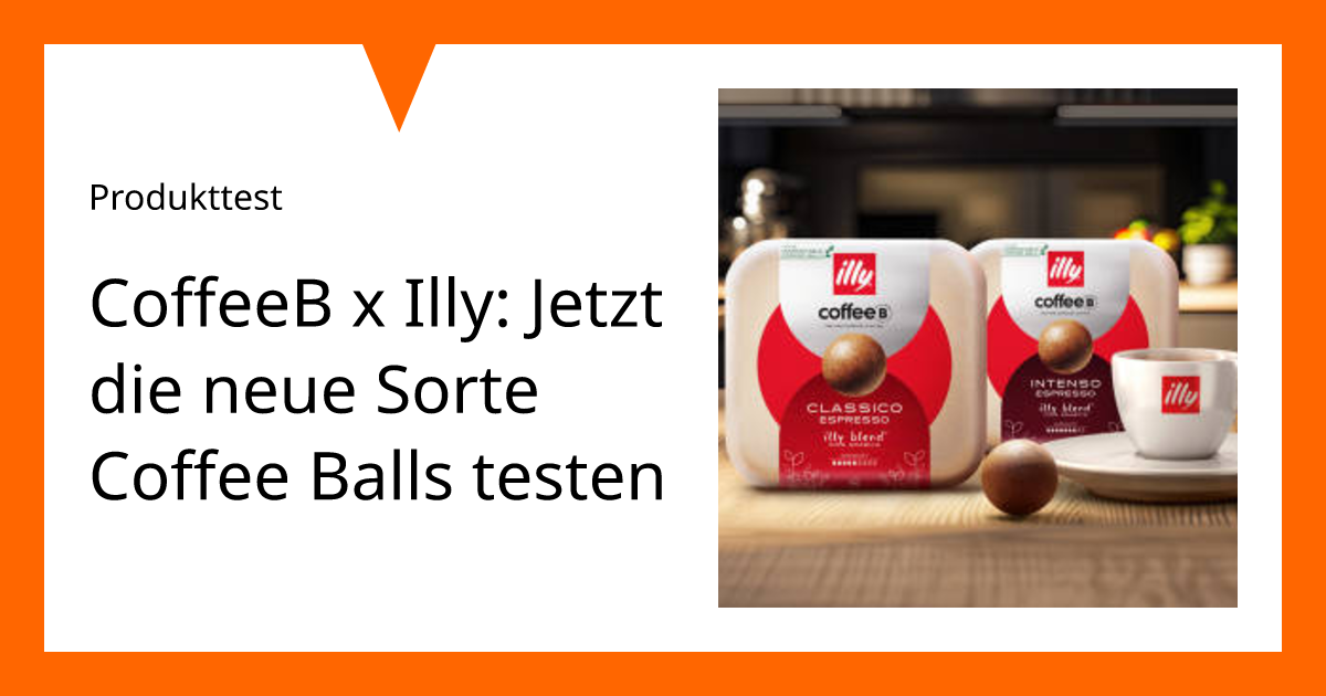 CoffeeB x Illy: Jetzt die neue Sorte Coffee Balls testen ...