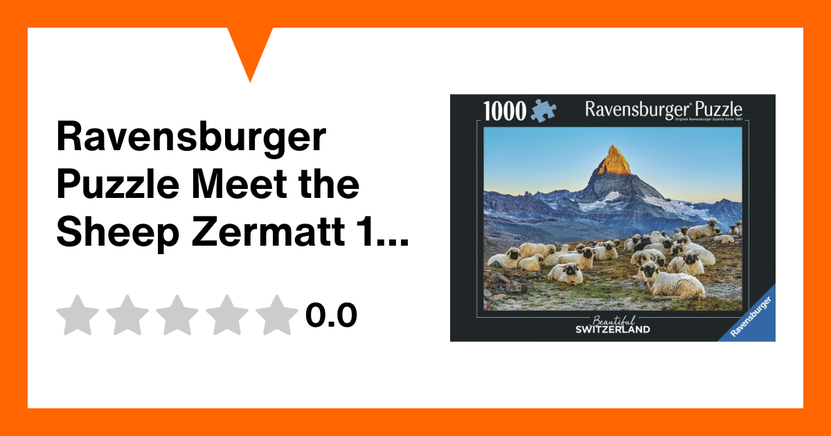 Ravensburger Puzzle Meet the Sheep Zermatt 1000 Teile | Migros Migipedia