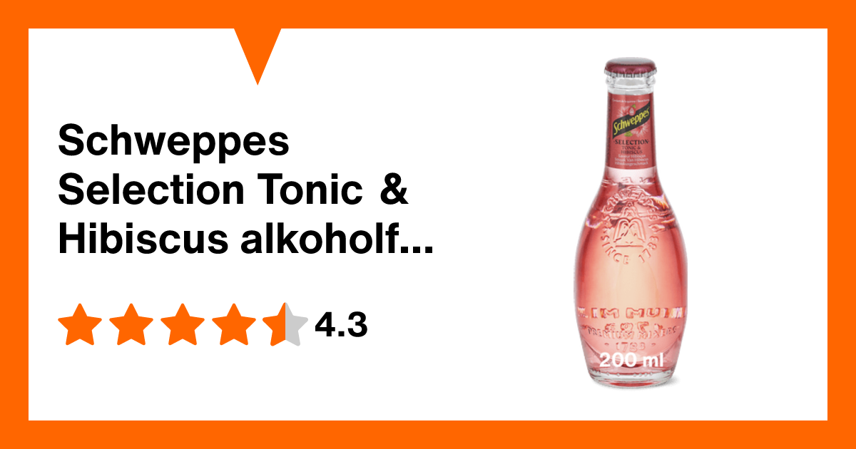 Schweppes Selection Tonic & Hibiscus | Migros Migipedia