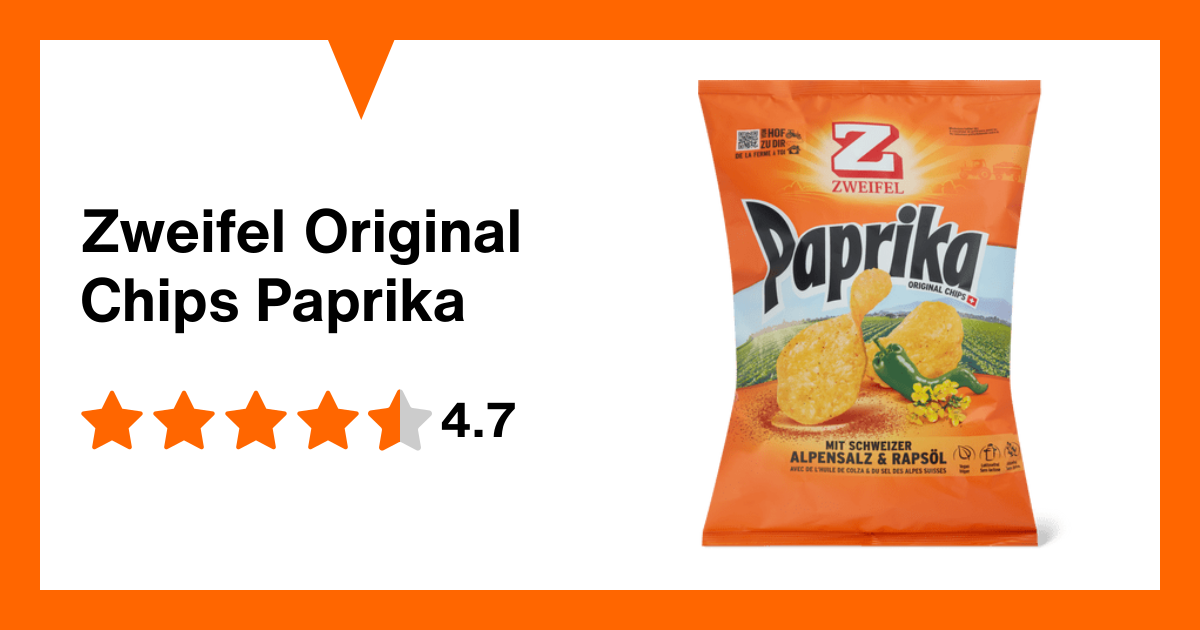 Zweifel Original Chips Paprika | Migros Migipedia
