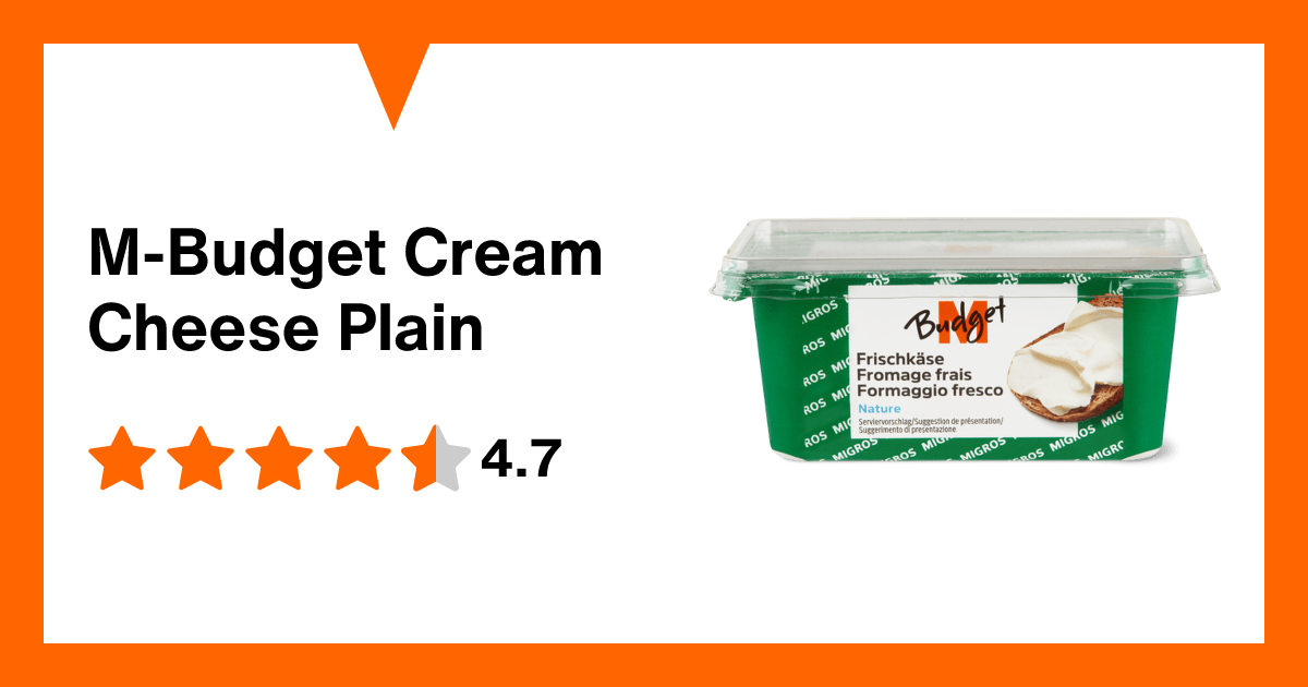 M-Budget Frischkäse nature | Migros Migipedia