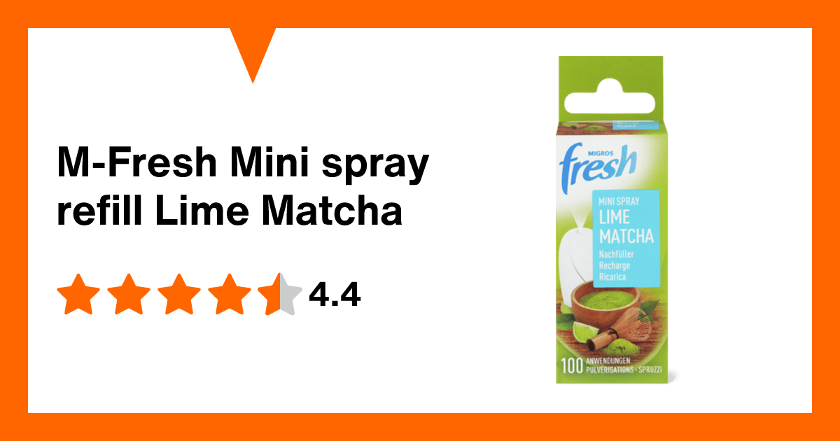 M-Fresh Mini spray refill Lime Matcha | Migros Migipedia