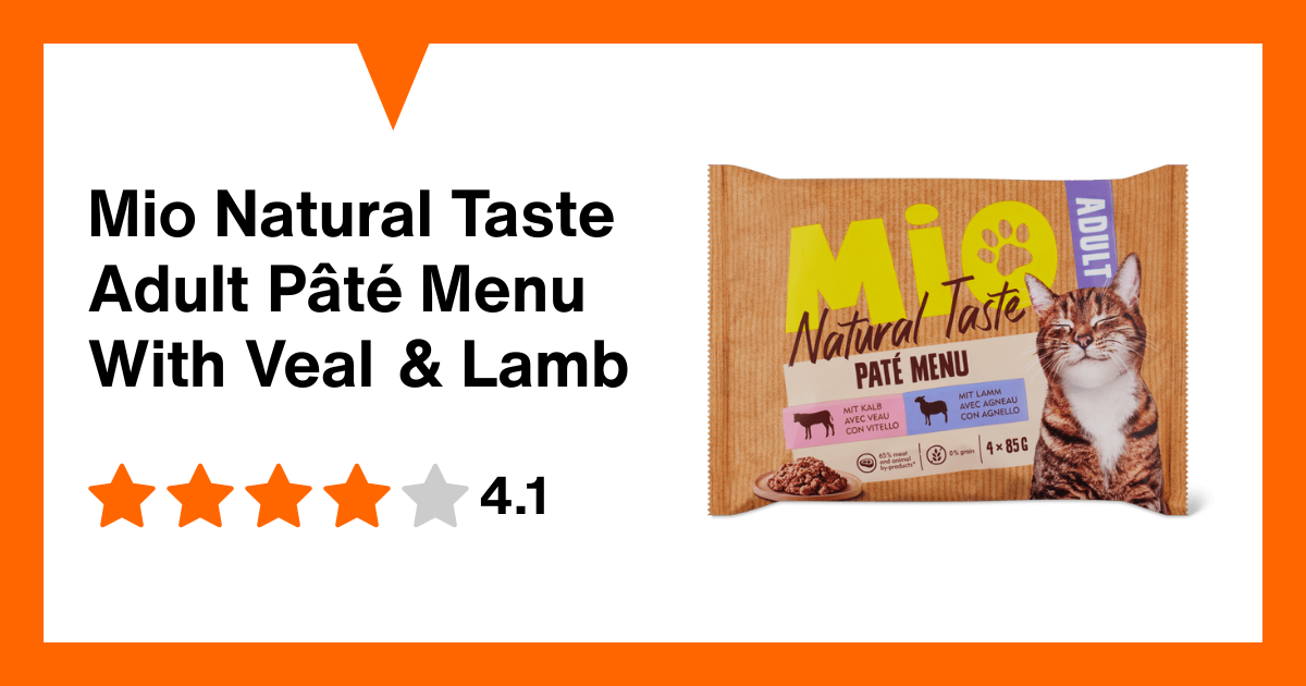 Mio Natural Taste Adult Pâté Menu With Veal & Lamb | Migros Migipedia