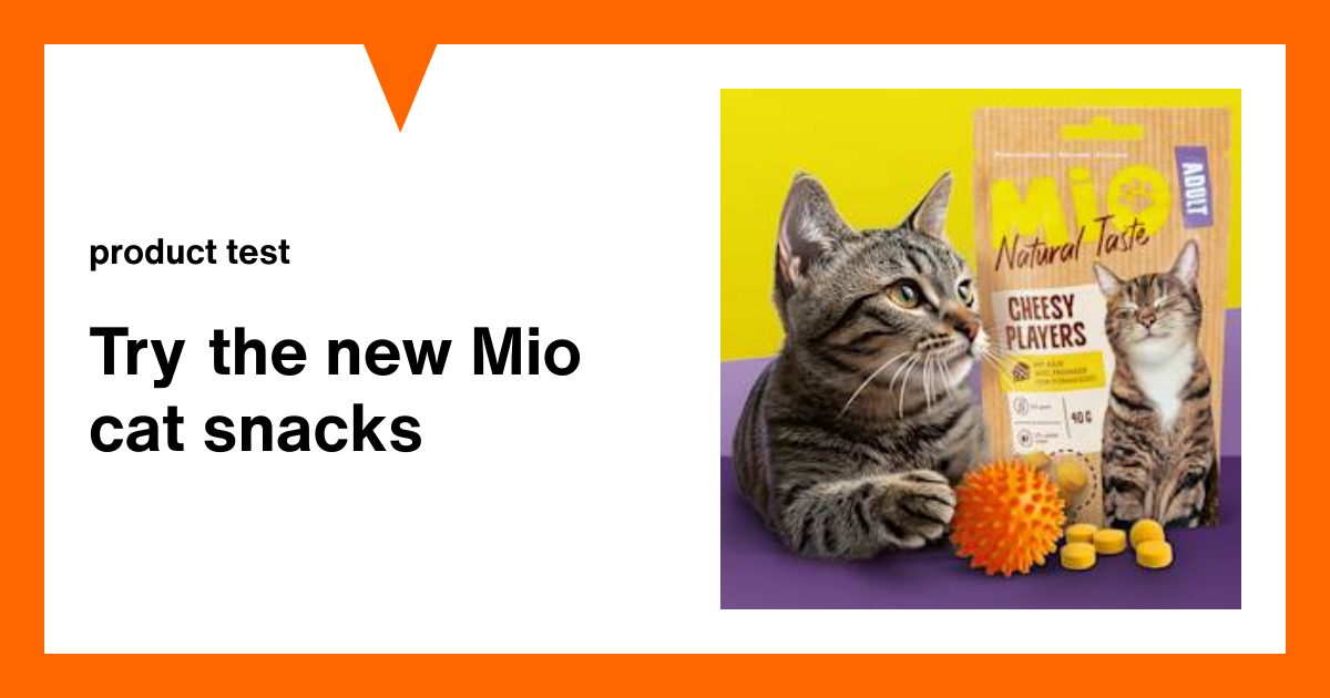 Try the new Mio cat snacks | Product testers wanted | Migros Migipedia