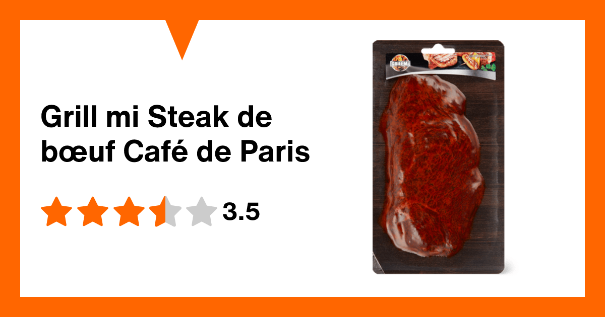 Grill mi Steak de boeuf café de Paris | Migros Migipedia
