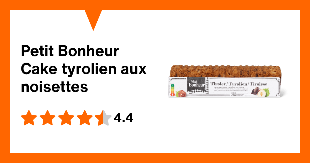 Petit Bonheur Cake tyrolien aux noisettes | Migros Migipedia