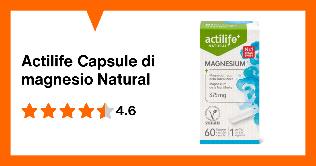 Actilife Capsule di magnesio Natural | Migros Migipedia