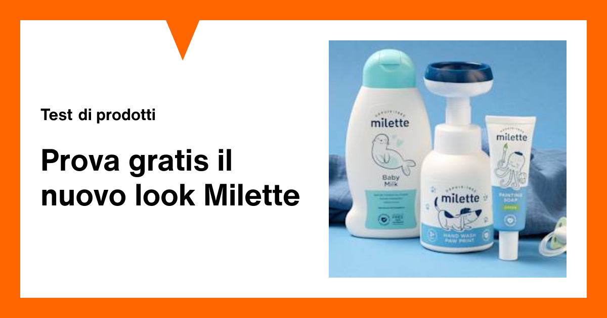 Prova gratis il nuovo look Milette | Esaminatori di prodotti cercasi ...